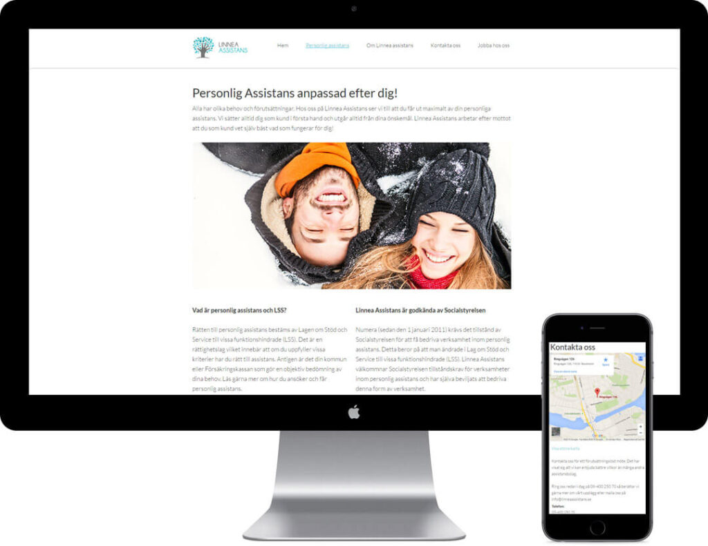 Kunder nöjda med hemsidan